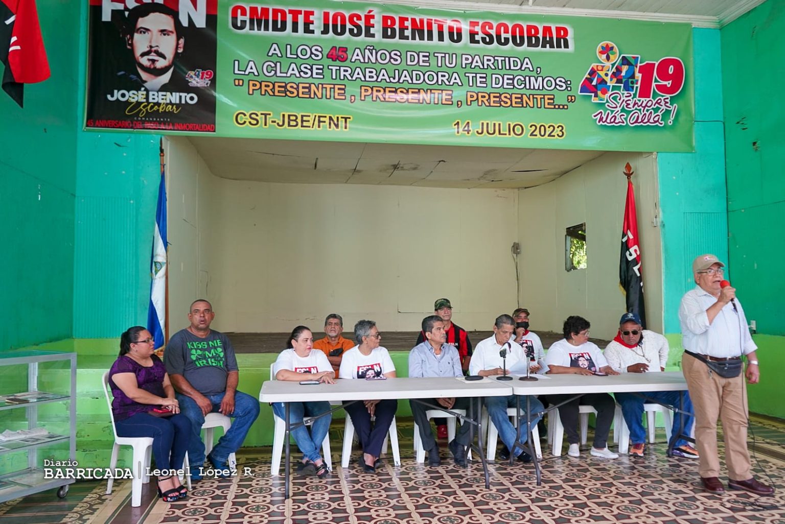 Trabajadores comprometidos con el legado del comandante José Benito ...
